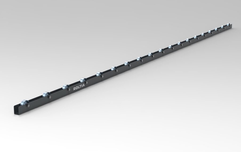 Gravity roller conveyor with end stop Light transport | Eurotransis