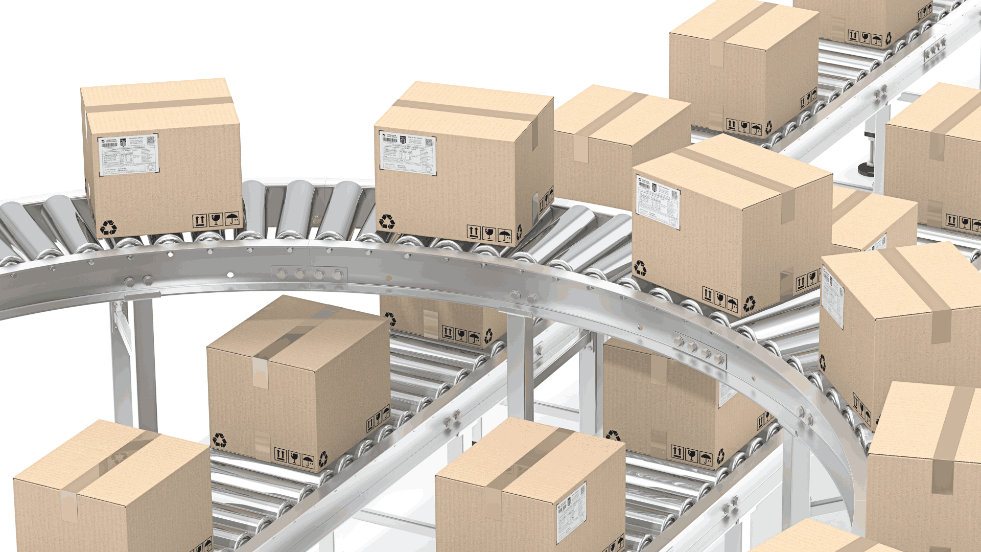 The secret of postal logistics: powered transport roller | Roltia ...